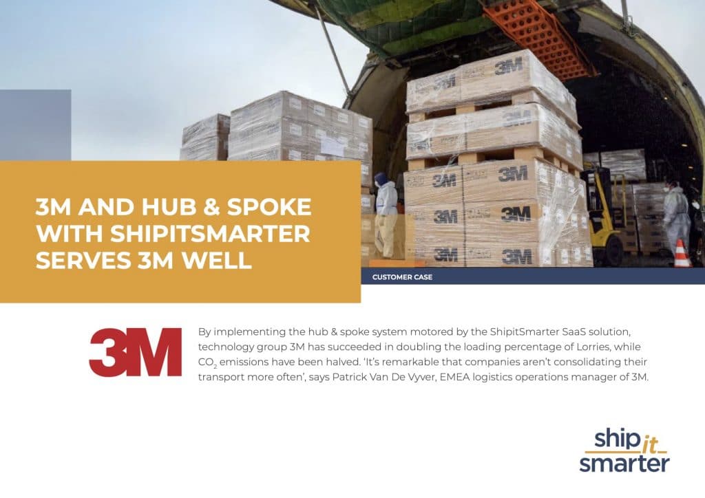 Reference case: 3M doubles loading percentage by shipment consolidation ...