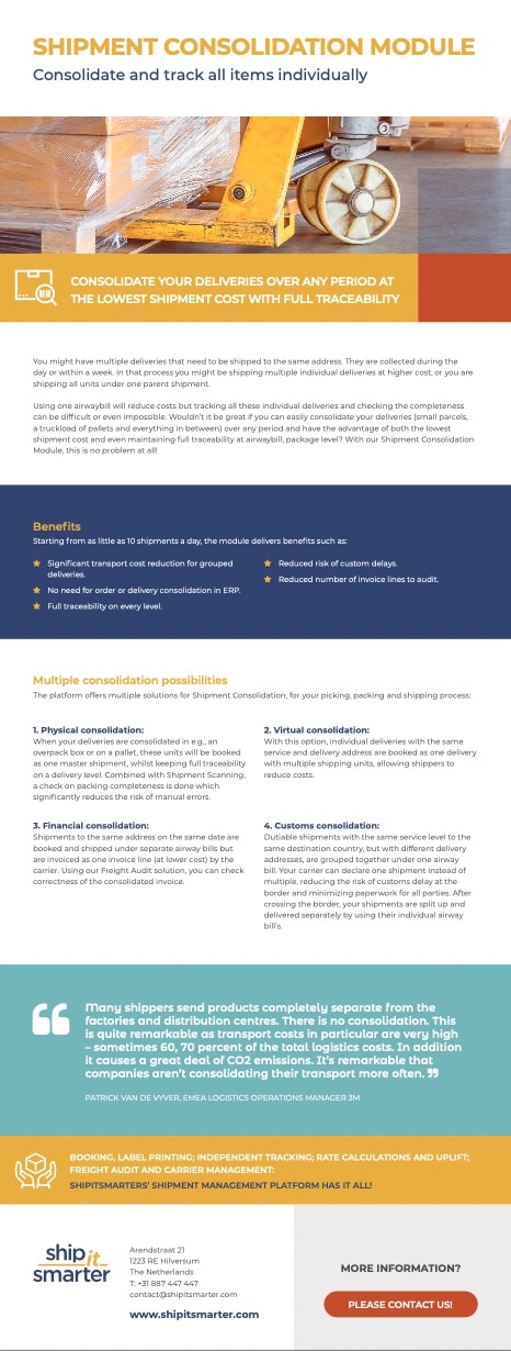 Discover the Shipment Consolidation Module - ShipitSmarter