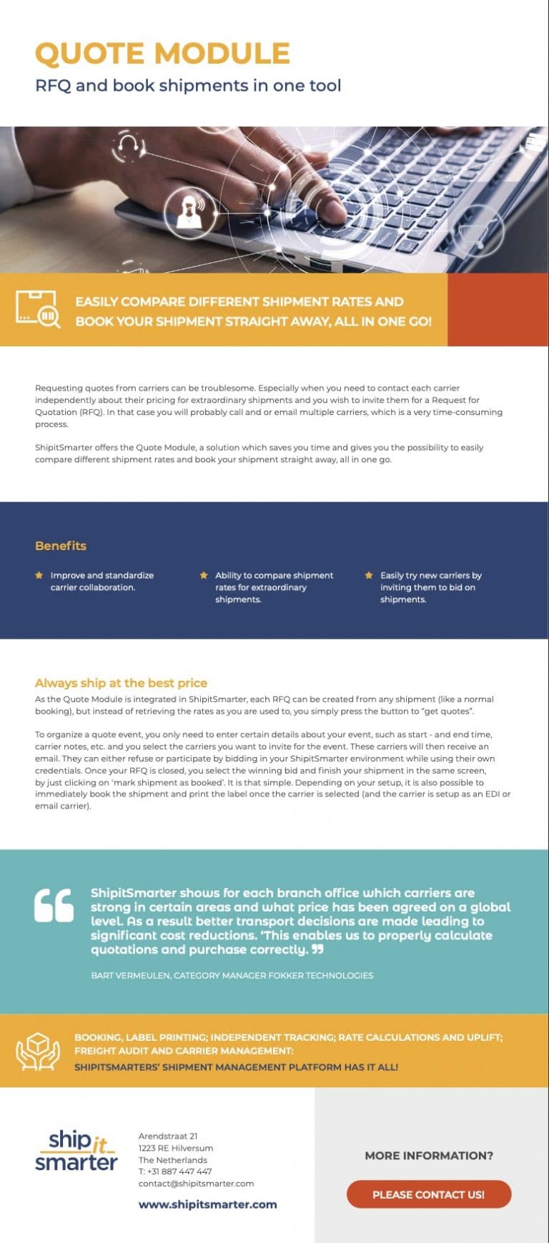 Discover the Quote Module - ShipitSmarter